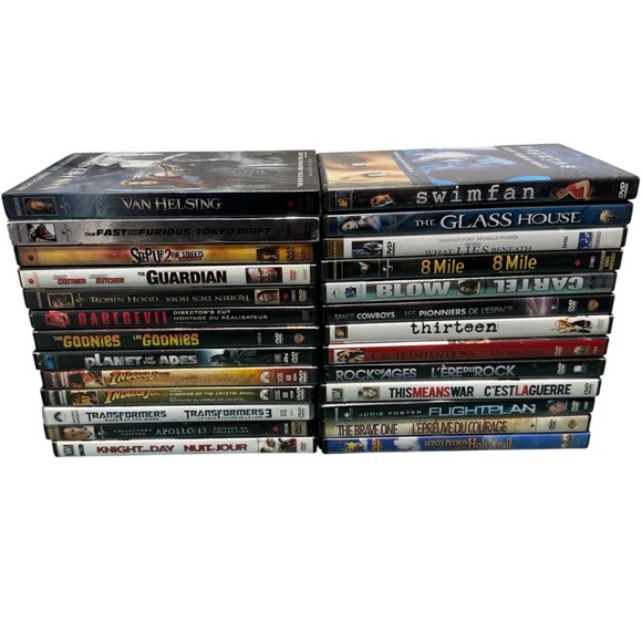 Media | Dvd Movie Collection Bundle 26 Dvds Included Mixed Genres ...